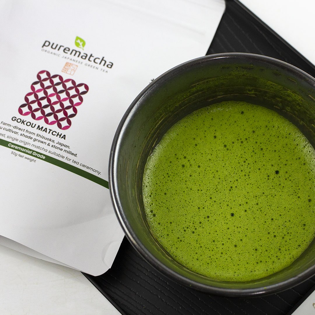 50g GOKOU Organic Ceremonial Matcha (Gokou Single Cultivar)– Purematcha ...