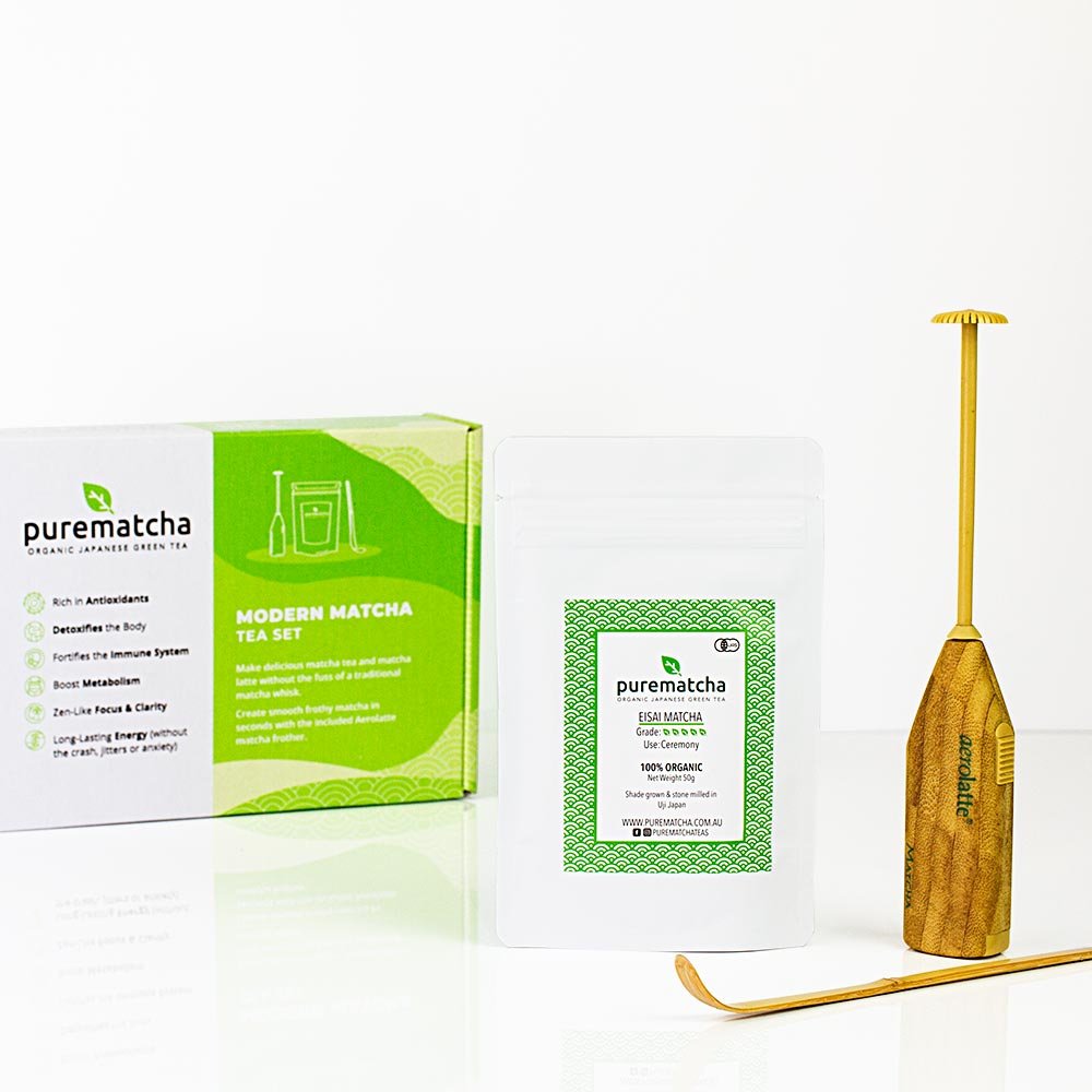 Aerolatte Modern Matcha Tea Set by Purematcha– Purematcha Australia