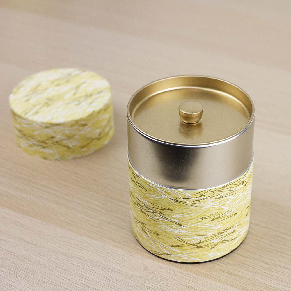 KIIRO 200g Washi Wrapped Tea Canister (Wide)– Purematcha Australia