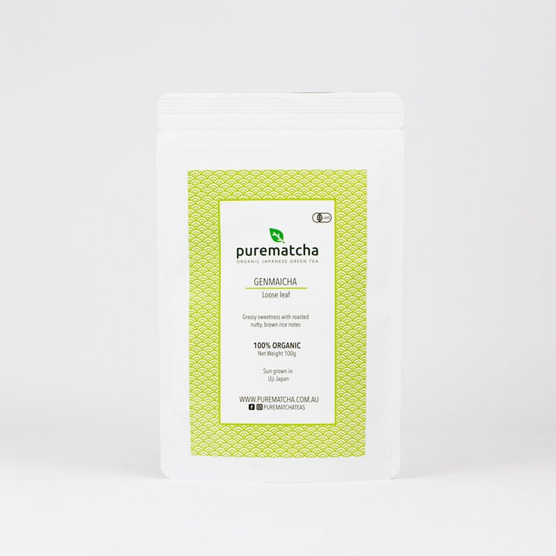 ORGANIC GENMAICHA Tea from Kyoto at Purematcha Australia