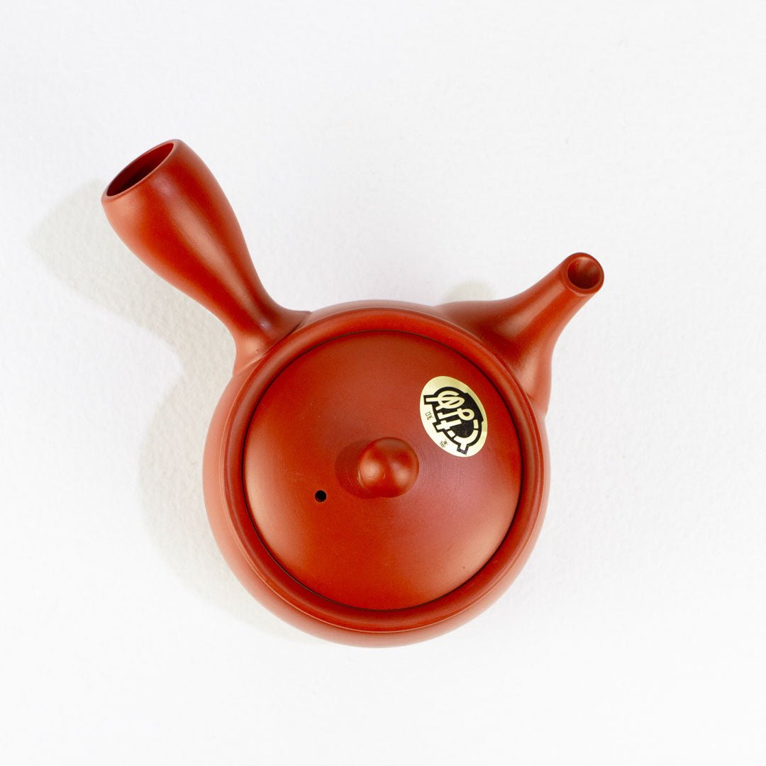 Red Clay Japanese Teapot (350ml) at Purematcha Australia