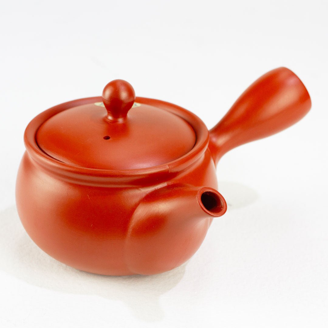 Red Clay Japanese Teapot (350ml) at Purematcha Australia