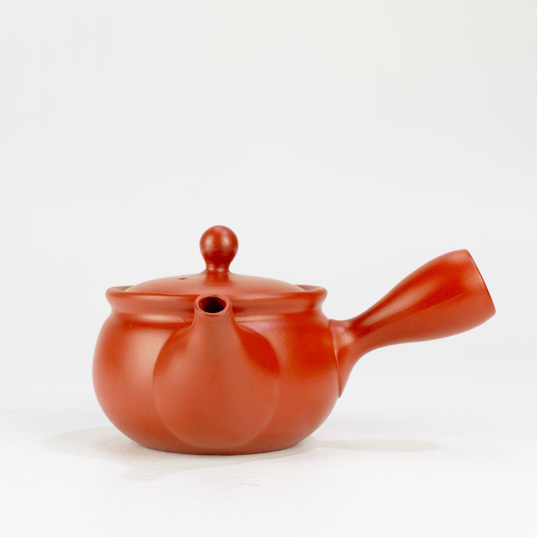 Red Clay Japanese Teapot (350ml) at Purematcha Australia